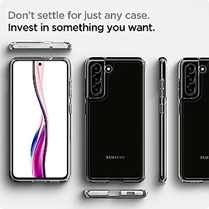 Spigen Ultra Hybrid Designed for Galaxy S21 FE Case (2021) - Crystal Clear