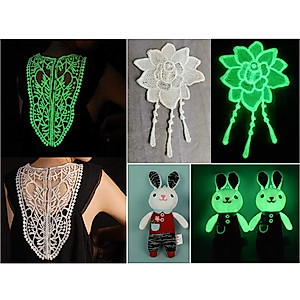 TcJ-Chen 3000Yards / 2700M Glow in The Dark Embroidery Thread (White)