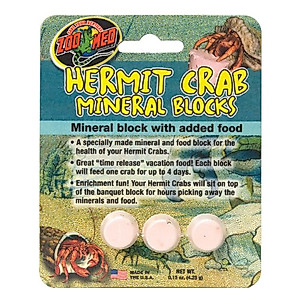 Zoo Med-Aquatrol ZM00962 Hermit Crab Mineral Blocks44; 0.04 lbs.
