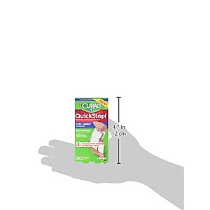 Curad Quickstop Flex Fabric Bandages, Assorted, 30/box