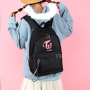 KAEFRA Casual Kpop Neｗ Twice Jeans Merch Backpack Bags Merchandise (KH003)