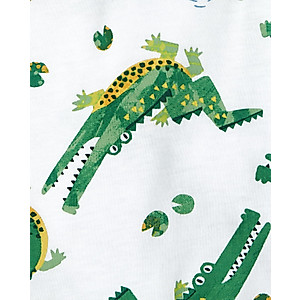 The Children's Place baby boys The Children's Place and Toddler Fashion Tank Top Shorts Set Shirt, Alligator, 3T US