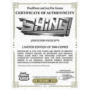 Shing! - Nintendo Switch (Non-US Version)