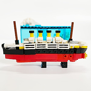 PYPIBAWLY Titanic Sink and Break in Half Toy Building Blocks, Titanic Cruise Ship Model Toy, Titanic Model Ship Kit, Boat Bricks Kit 247 PCs