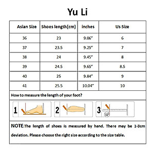 Yu Li Womens Glitter Fashion Sneakers Lace-up Rocking Shoes Bling Walking Shoes Silver 38