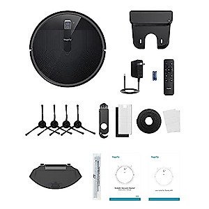 Thamtu G10 Robot Vacuum with 2700Pa Strong Suction, Super-Thin Robotic Vacuum Cleaner, Compatible with Alexa, Clean Schedule, Self-Charging, Ideal for Pet Hair, Hard Floor, Medium-Pile Carpet (Sliver)