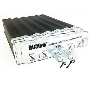 BUSlink CipherShield Dual Keys FIPS 140-2 Level 2 HIPAA 512-bit AES USB 3.0/eSATA Hardware Encrypted External Desktop Hard Drive (10TB)