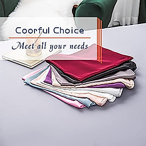 Mulberry Silk Pillowcase for Hair and Skin,Standard Size Cooling Silk Pillow Case with Hidden Zipper,Allergen Proof Dual Sides Soft Breathable Smooth Silk Pillow Cover for Women