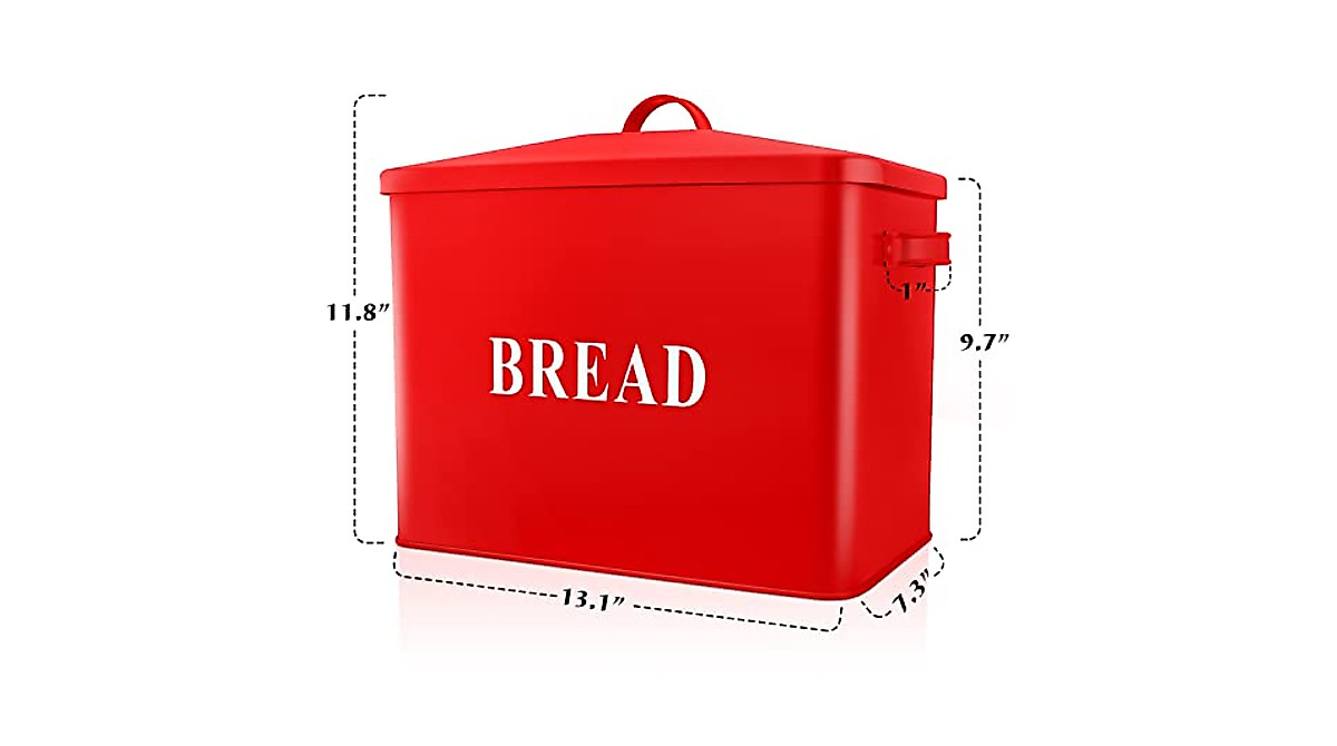 Extra Large TeamFar Bread Box for Kitchen Storage