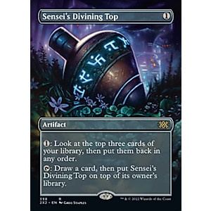 Magic: the Gathering - Sensei's Divining Top (398) - Borderless - Double Masters 2022