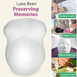 Plaster Cloth 1 Pack - Paper Mache for Sculptamold, Sculptures, and DIY Christmas Ideas - Plaster of Paris for Crafts & Arts Projects (4'' X 180'')