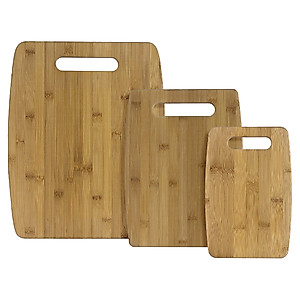 Totally Bamboo 3-Piece Bamboo Cutting Board Set, 1 EA, Brown