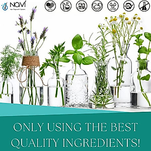 Navi Professional Hair Growth Shampoo and Conditioner Set, DHT Blocker for Thinning Hair and Hair Loss, Sulfate Free and Safe for Color Treated Hair, Hair Regrowth for Men and Women, 2 x 16 oz