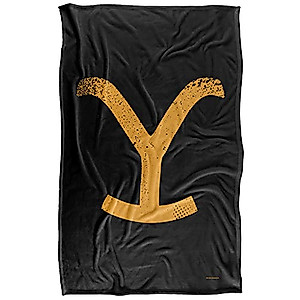 Yellowstone Blanket, 36"x58" Yellowstone Y Branding Logo Silky Touch Super Soft Throw Blanket