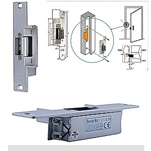 Touch Key 7 Lcd RFID Password Video Door Phone Intercom System Kit+ Electric Strike Lock+ Wireless Remote Control unlock