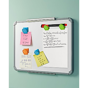 Magnetic Clips, 24 Pieces Magnetic Metal Clips, Fridge Magnet Refrigerator Whiteboard Wall Fridge Magnetic Memo Note Clips Magnets Metal Clip