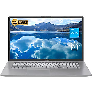 ASUS Newest Vivobook Laptop, 17.3" Full HD Non-Touch Screen, Intel Core i3-1115G4 Processor, 16GB DDR4 RAM, 512GB PCIe SSD, Wi-Fi 6, Backlit Keyboard, Bluetooth, HDMI, Windows 11 Home