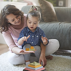 bopoobo Stacking Toys Soft Building Blocks, Silicone Montessori Educational Toy Toddler Sensory Learning, Baby Bath Toys, Girls Boy Gifts for Kids Age 1 2 3 Years Old