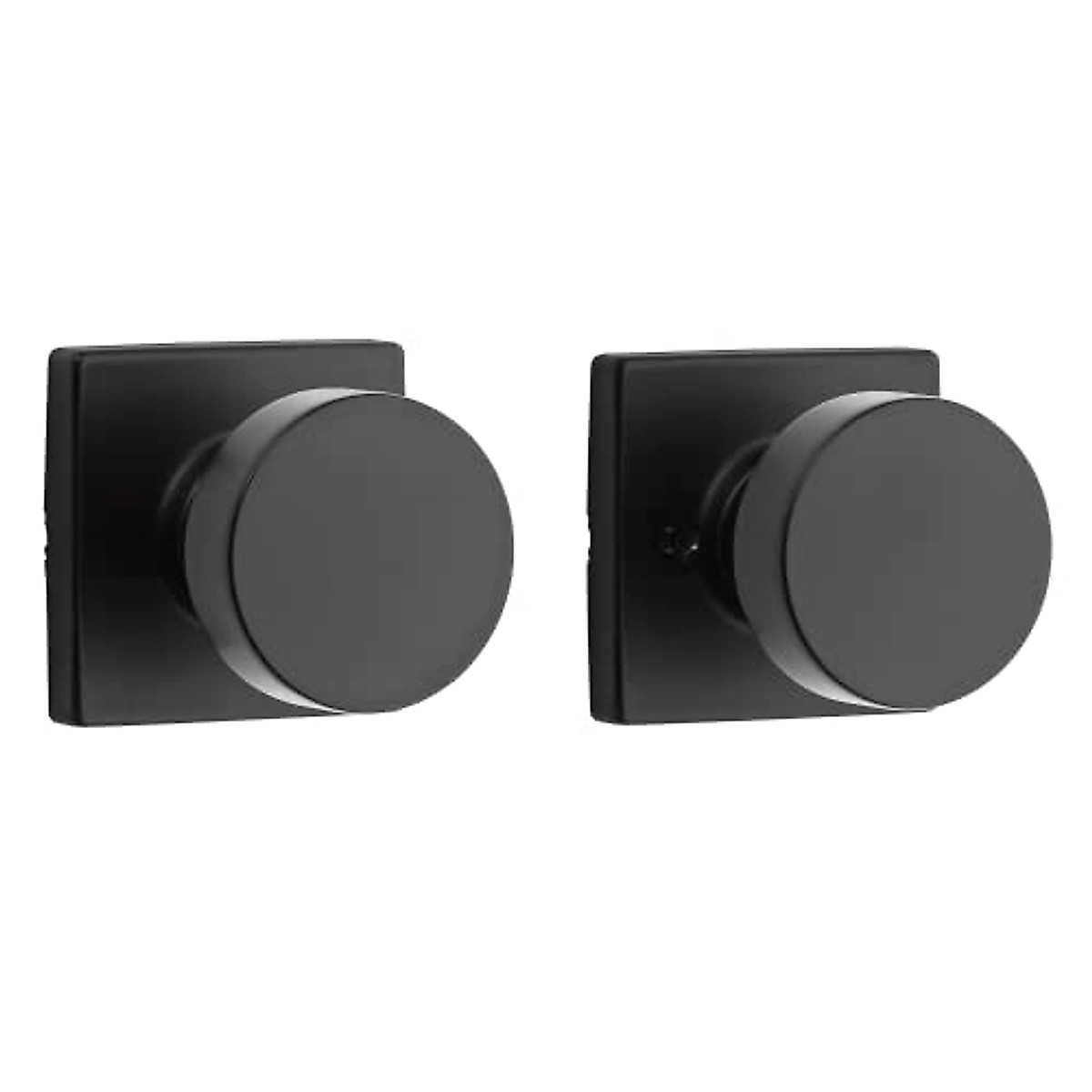 Cambie Passage Door Knobset - Matte Black