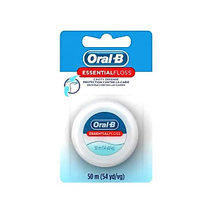 Oral-B Essential Floss 55 Yards Waxed (Pack of 6)