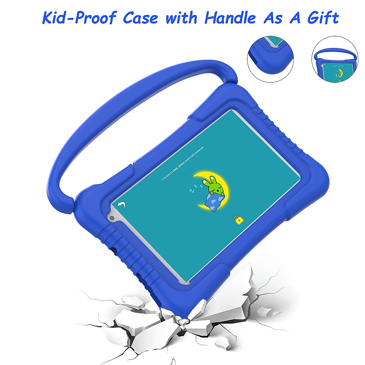 ATOZEE Kids Tablet 7 inch, Android 11 Toddler Tablets, Tablet for Kids 32GB Storage 2GB RAM, 1024x600 IPS HD Touchscree, Quad-Core Processor with WiFi Bluetooth Dual Camera (Blue)