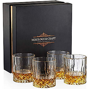 Whiskey Stone Bullets and Whiskey Glasses set of 4