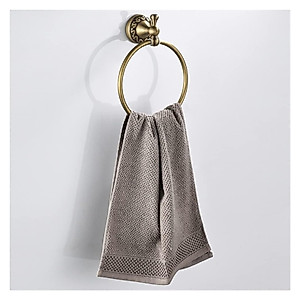 Towel Racks Bath Towel Holder,Hand Towel,European Antique Brass Towel,Retro Towel Rack,Hardware,Wall Mounted Hanging Rack for Toilet Kitchen