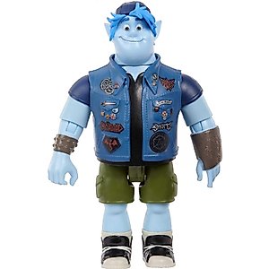 Mattel Disney Pixar Onward Action Figure, Barley Lightfoot Collectible Toy in Signature Elf Look, 7-inch with Movable Joints