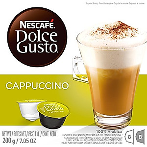 Nescafe Dolce Gusto for Nescafe Dolce Gusto Brewers, Cappuccino, 16 Count