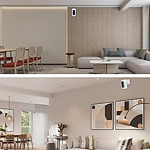 4 Pack Adhesive Wall Mount for Ring Indoor Cam, Strong VHB Stick On - Easy to Install, No Tools Needed, No Mess, No Drilling, Strong Adhesive Mount(Camera is not Included)