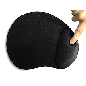 Q-Connect Gel Mouse Mat - Black