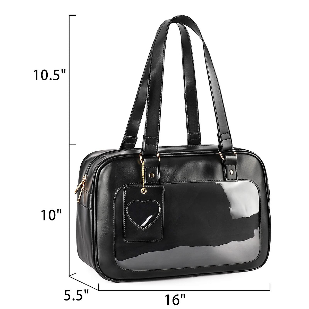 STEAMEDBUN Ita Bag Japanese School Bag with Insert Tote Shoulder Anime Purse for Cosplay