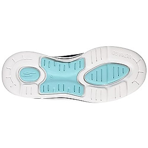 Skechers Women's Go Walk Arch Fit-Unify Sneaker, Black/Aqua, 9