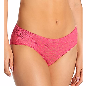 DKNY Women's Modern Lace Hipster, Beet, Large