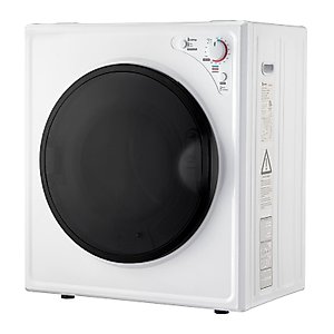 Winado Portable Clothes Dryer, 2.6 Cu.ft. Mini Laundry Dryer, 9LBS Compact Electric Dryer w/Simple Control Knob, Stainless Steel Tub, Wall Mounting Kits, for Apartments Dorms RVs 1400W