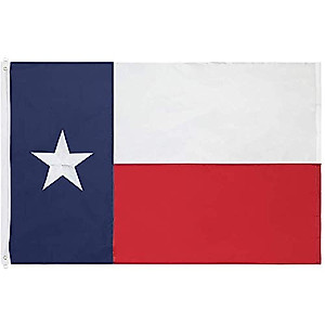 State of Texas + USA Flags 3x5 Feet Combo Pack - Embroidered 210D Nylon Flags with Sewn Panels