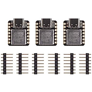 Seeed Studio XIAO SAMD21 The Smallest Arduino Microcontroller Based on SAMD21nwith Rich Interfaces for Wearable Devices, 100% Arduino IDE Compatible, Desiged for Projects Need Arduino Micro, 3pcs.