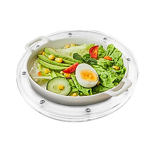 Jersvims 2Pcs 4 Inch Acrylic Turntable Platter, Transparent Turntable Organizer Round Rotating Plate for Kitchen Pantry Cabinet Desk Rack Spice Cake Cookie Decorating