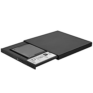 SilverStone Technology 9.5mm Laptop Optical Disc Port ODD to 2.5" SATA SSD Adapter with included external housing TS14B