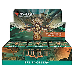 Magic: The Gathering Streets of New Capenna Set Booster Box | 30 Packs + 1 Box Topper (361 Magic Cards)