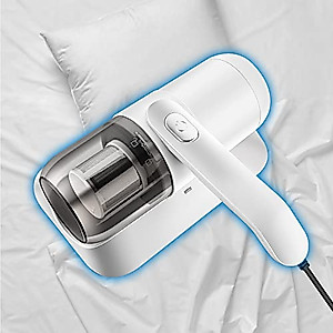 Hersven Bed Vacuum Cleaner, 12KPa Handheld Deep Mattress Cleaner high-Frequency Double Beat UV Mattress Vacuum Cleaner, Suitable for Bedding, Sofa, Other Fabric Surfaces