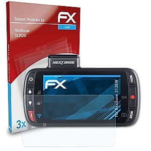 atFoliX Screen Protection Film compatible with Nextbase 312GW Screen Protector, ultra-clear FX Protective Film (3X)