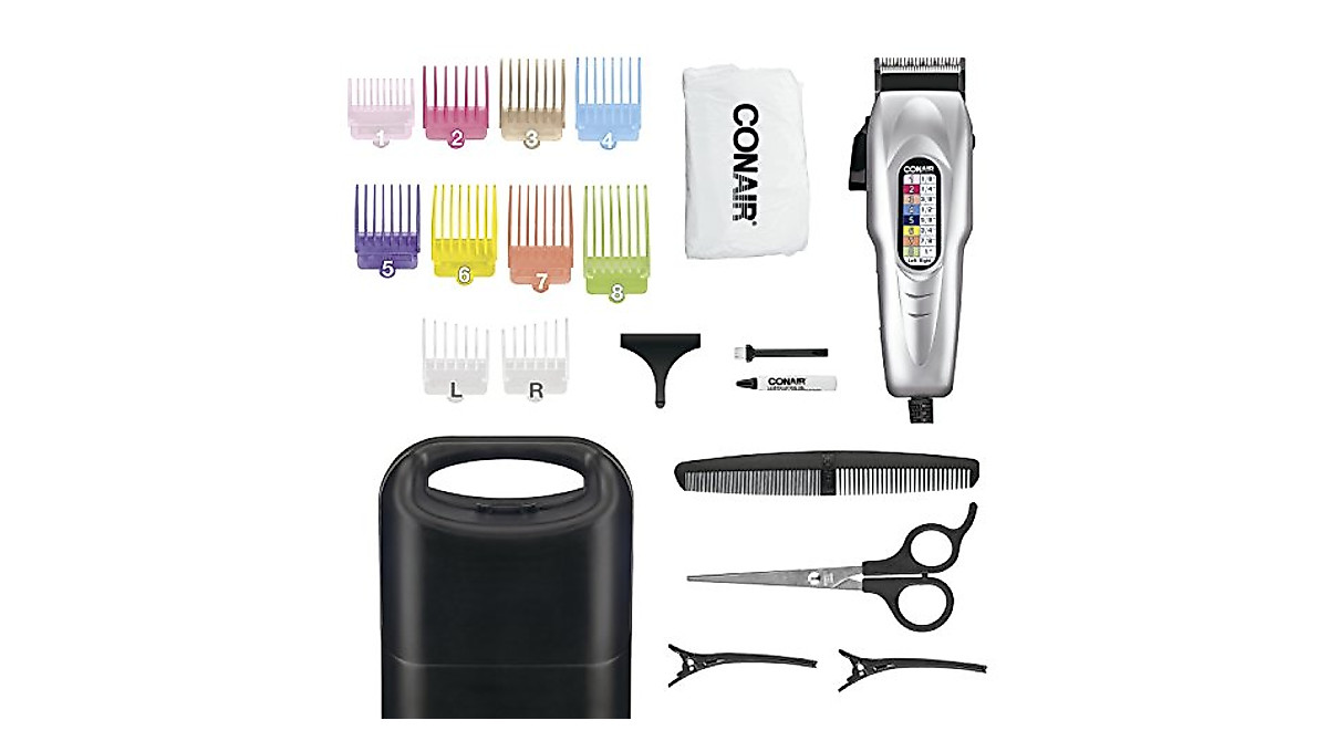Conair Number Cut Hair Clipper Kit - 20-Piece Professional Grooming Set