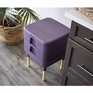 FCMP Outdoor - The Essential Living Composter, 2-Tray Worm Composter, Plum