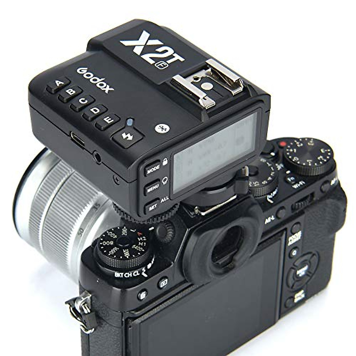 Godox X2T-F 2.4G Wireless Flash Trigger Transmitter for Fuji with TTL II HSS 1/8000s Group Function LED Control Panel Firmware Update