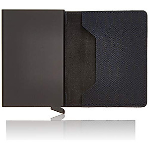 Secrid Slim Wallet Dash Navy Leather RFID Safe Card Case for max 12 cards