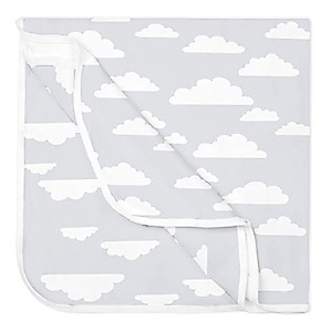 Baby Blankets – Soft Pure Cotton Blankets – 6 Pack of Breathable Swaddle Blankets – Unisex Baby Swaddle Blanket for Boys and Girls in Grey White Designs – Multi Use Blankey – 30 x 30 inches