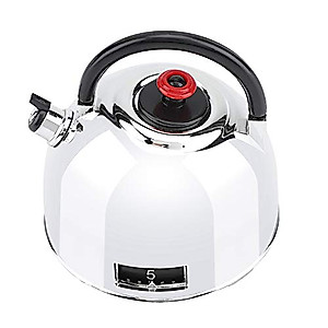 Eboxer 60 Minute Mechanical Kitchen Timer, Teapot Shaped Cooking Timer Clock, Stainless Steel Wind Up Dial Rotating Countdown Egg Timer, Sets from 0 to 60 Minutes