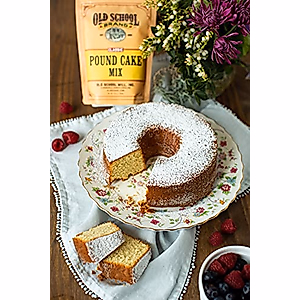 Old School Brand Classic Pound Cake Mix, 16 ounce Mix -- Make a 1 lb. Pound Cake with old time goodness!