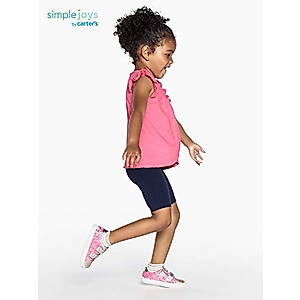 Simple Joys by Carter's Toddler Girls' Bike Shorts, Pack of 3, Pink/Navy, 3T